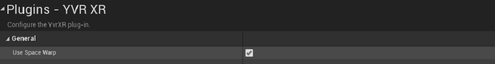 Application SpaceWarp | YVR Developer